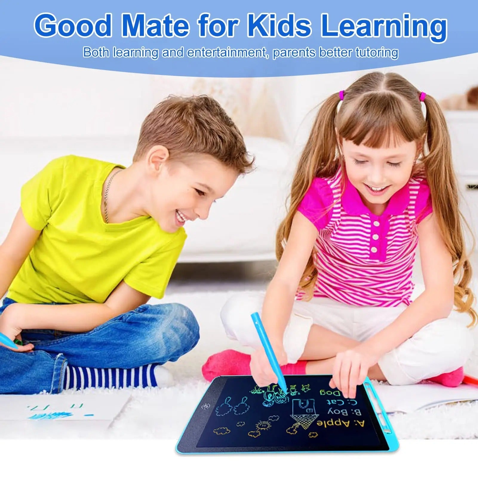 Lcd Writing tablet Colorful Kids Writing Tablet Kids Digital Notepad. Universal Mart
