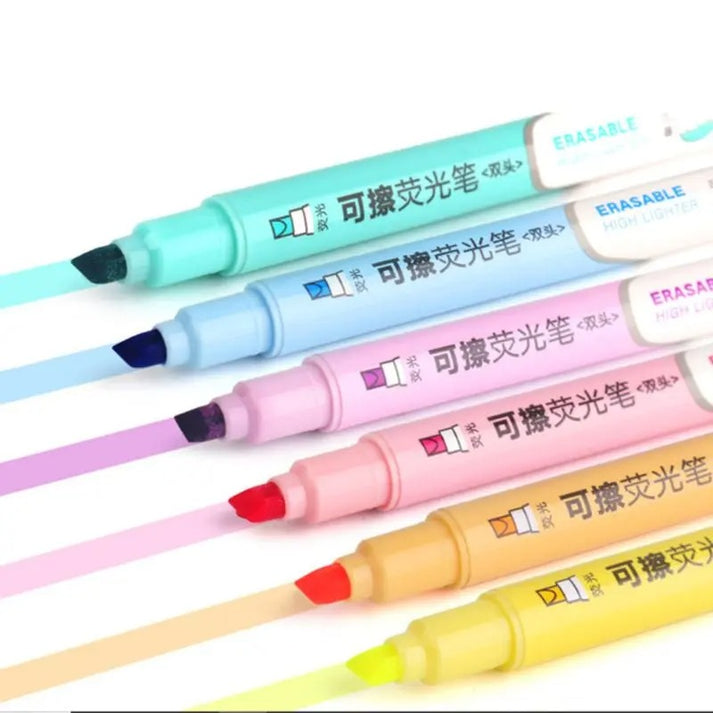 Double-Sided Erasable Highlighter - Vibrant, Smudge-Free, and Eco ...